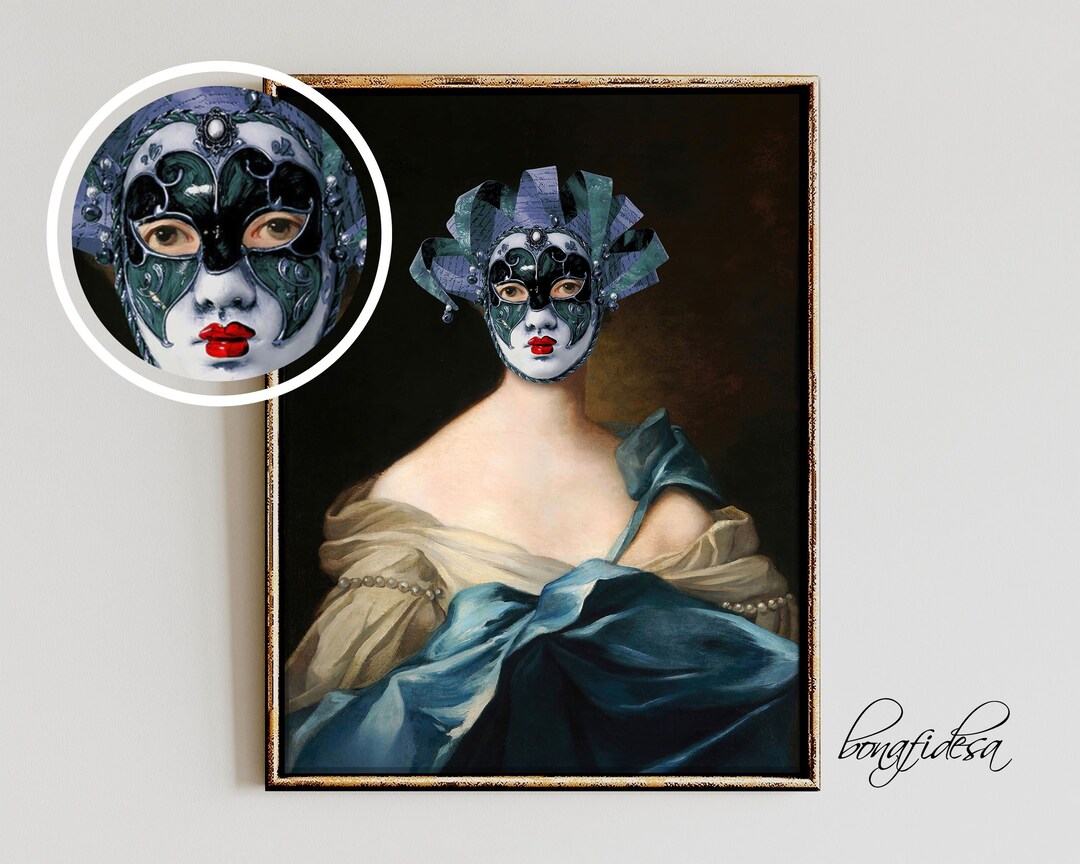 Altered Woman Print, Printable Surreal, Quirky Art Prints, Bedroom ...