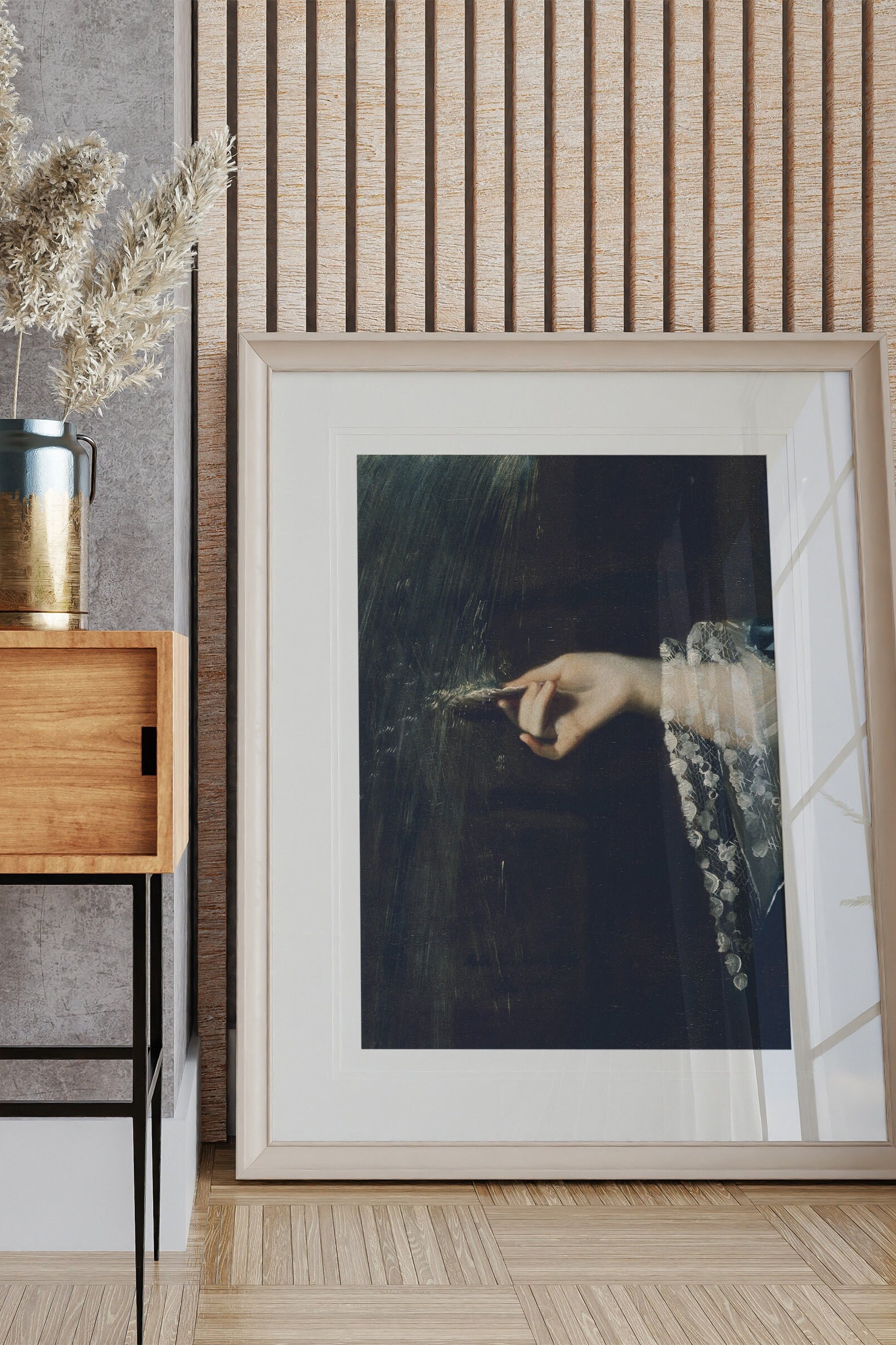 Vintage Hand Detail Art Print: Eclectic Gallery Wall Decor (digital ...