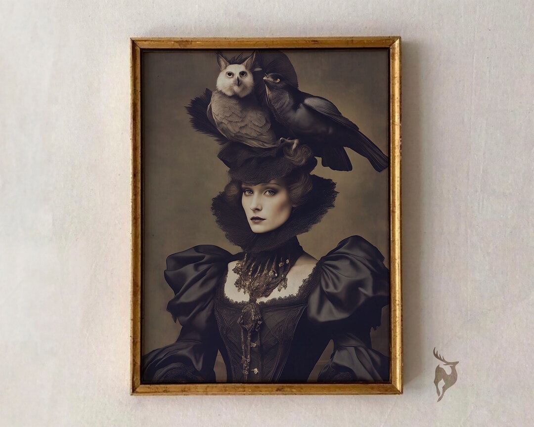 Victorian Era Print, Eclectic Digital Art, Apartment Room Decor ...