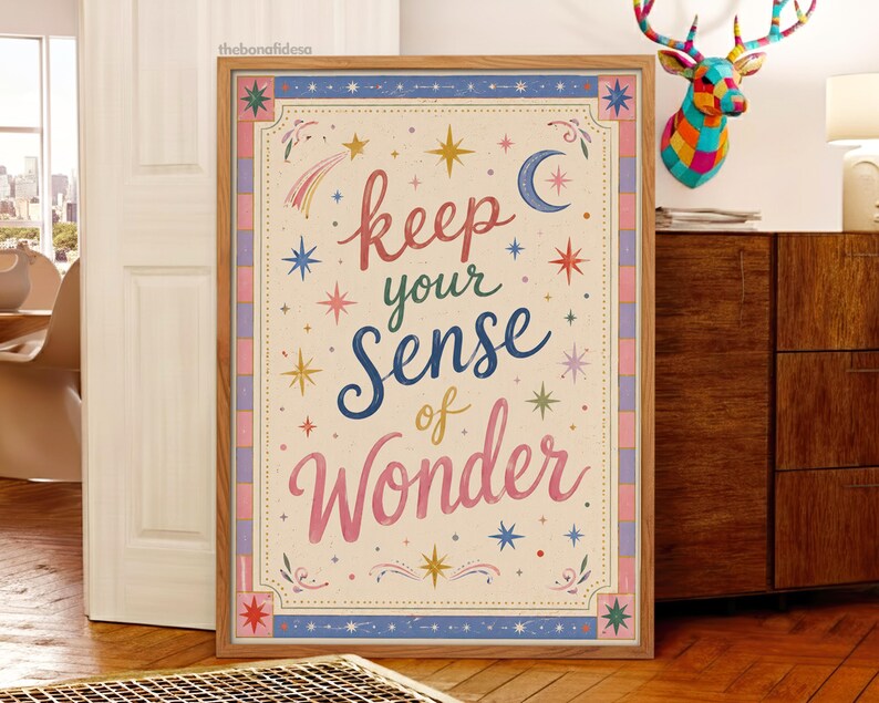 Whimsical Art, Dopamine Decor, Kids Room Prints, Colorful Artwork ...