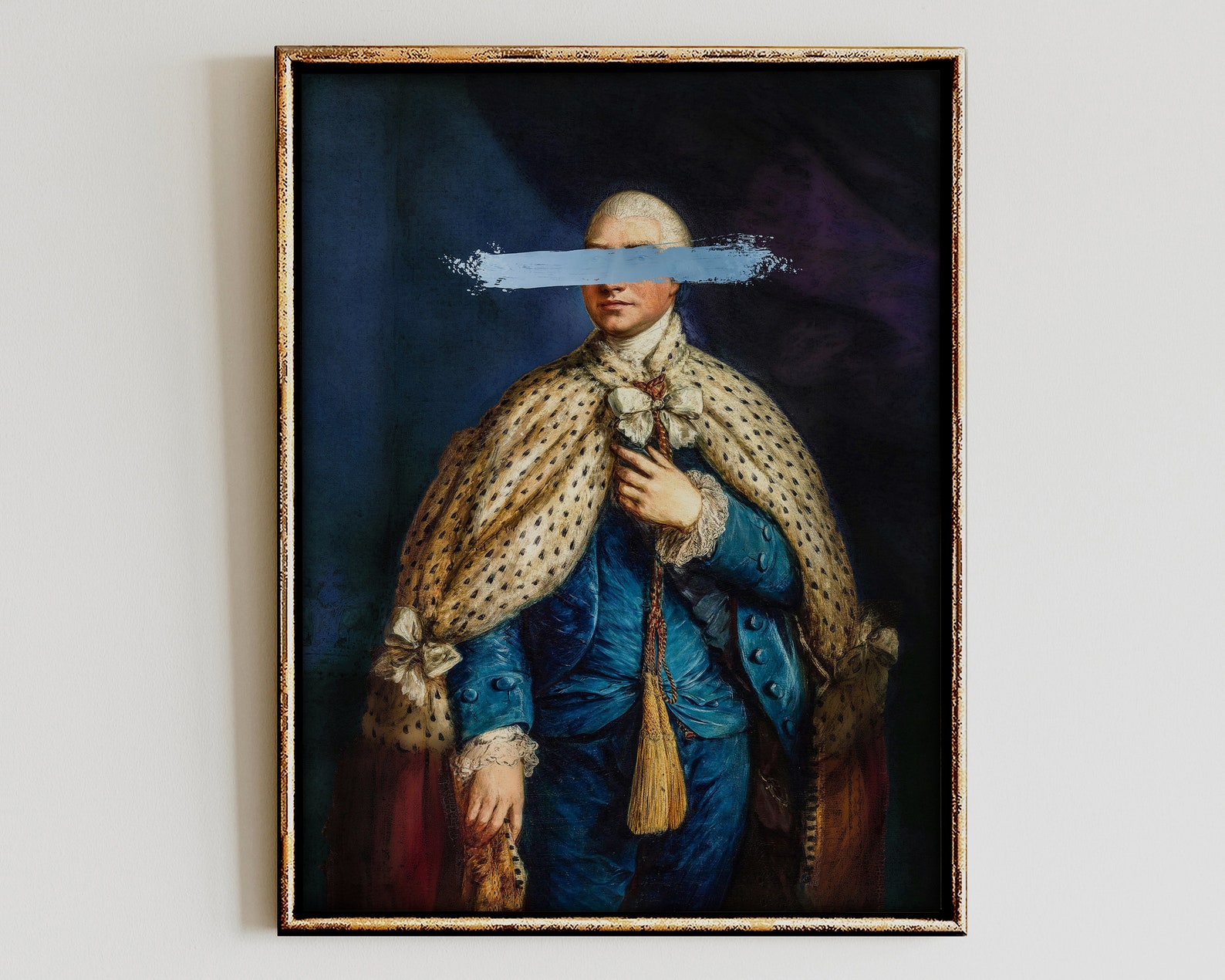 Altered Portrait Drawing Downloadable Print Eclectic Wall Art - Etsy