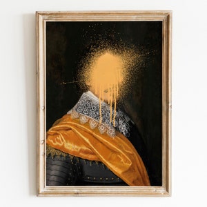 Faceless Painting, Faceless Art, Minimalist Portrait, Boho Prints ...