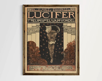 Lucifer Vintage Art - Etsy