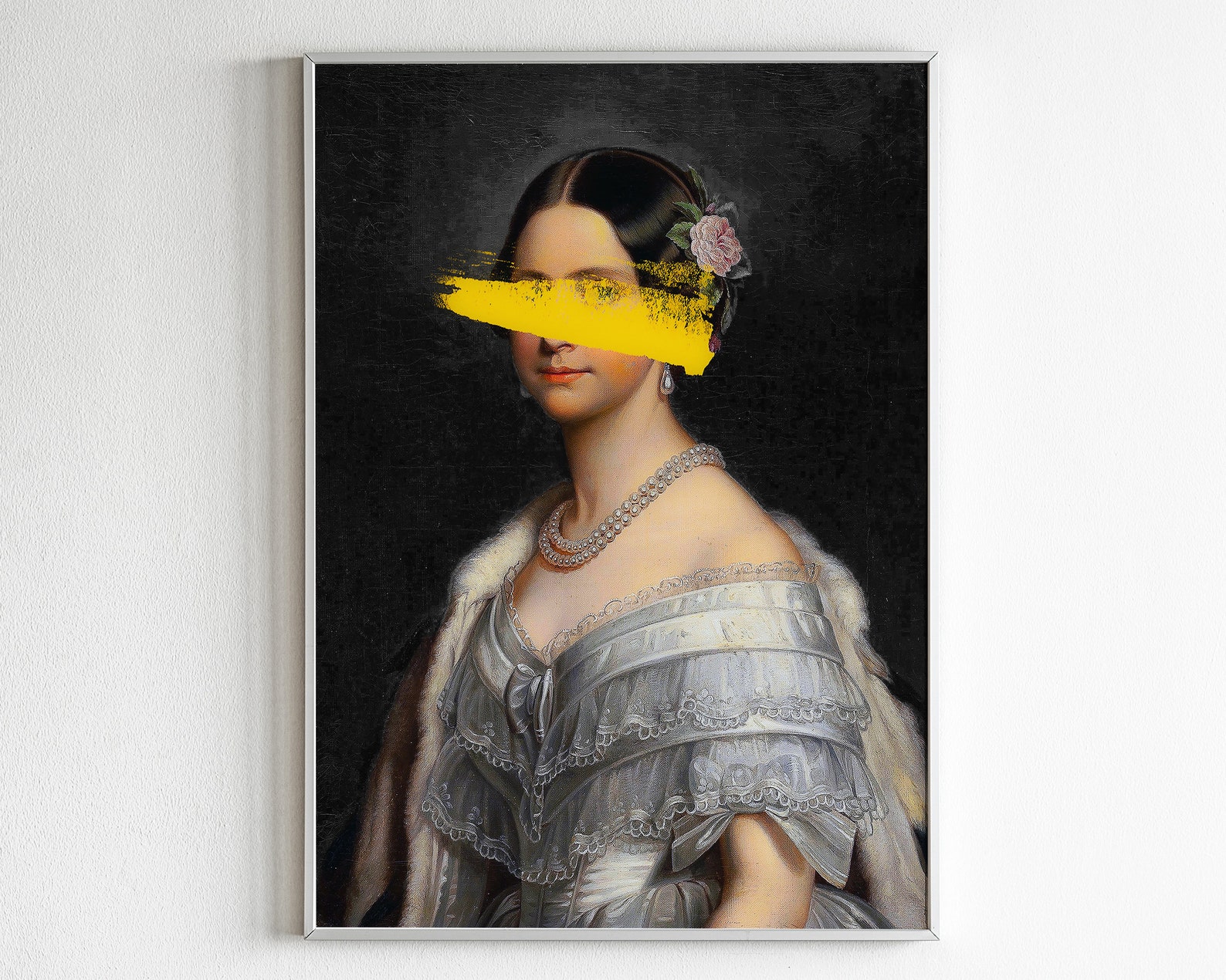 Altered Portrait Painting Modern Art Print Altered Art - Etsy