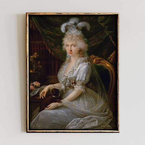 Baroque Portraits Printable - Etsy