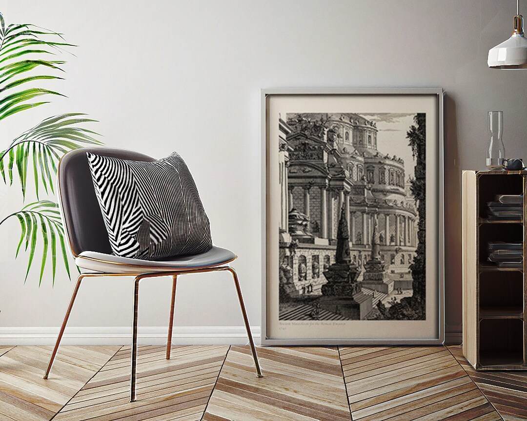 Architectural Print Downloadable Art, Vintage Architectural Drawing ...