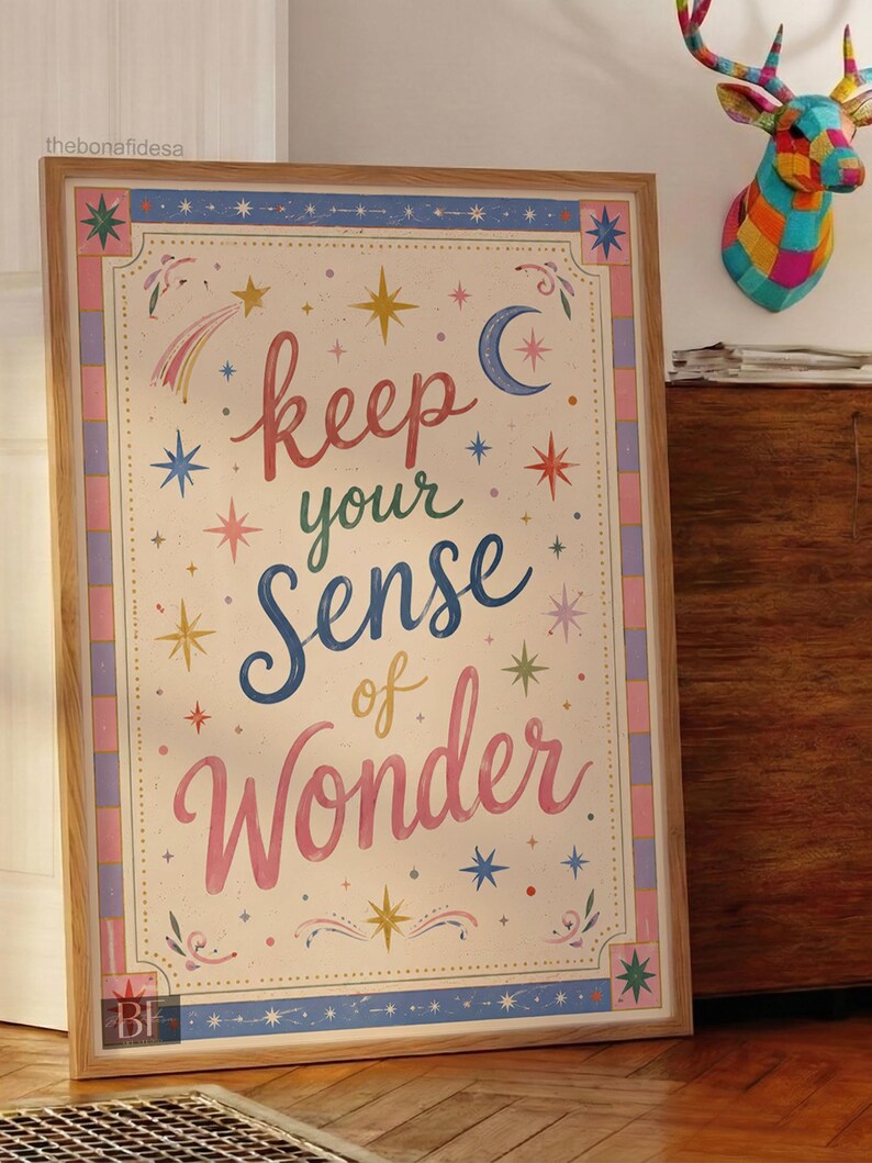 Whimsical Art, Dopamine Decor, Kids Room Prints, Colorful Artwork ...