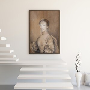 Funky Altered Portrait Art Print, Eclectic Wall Decor (digital Download ...