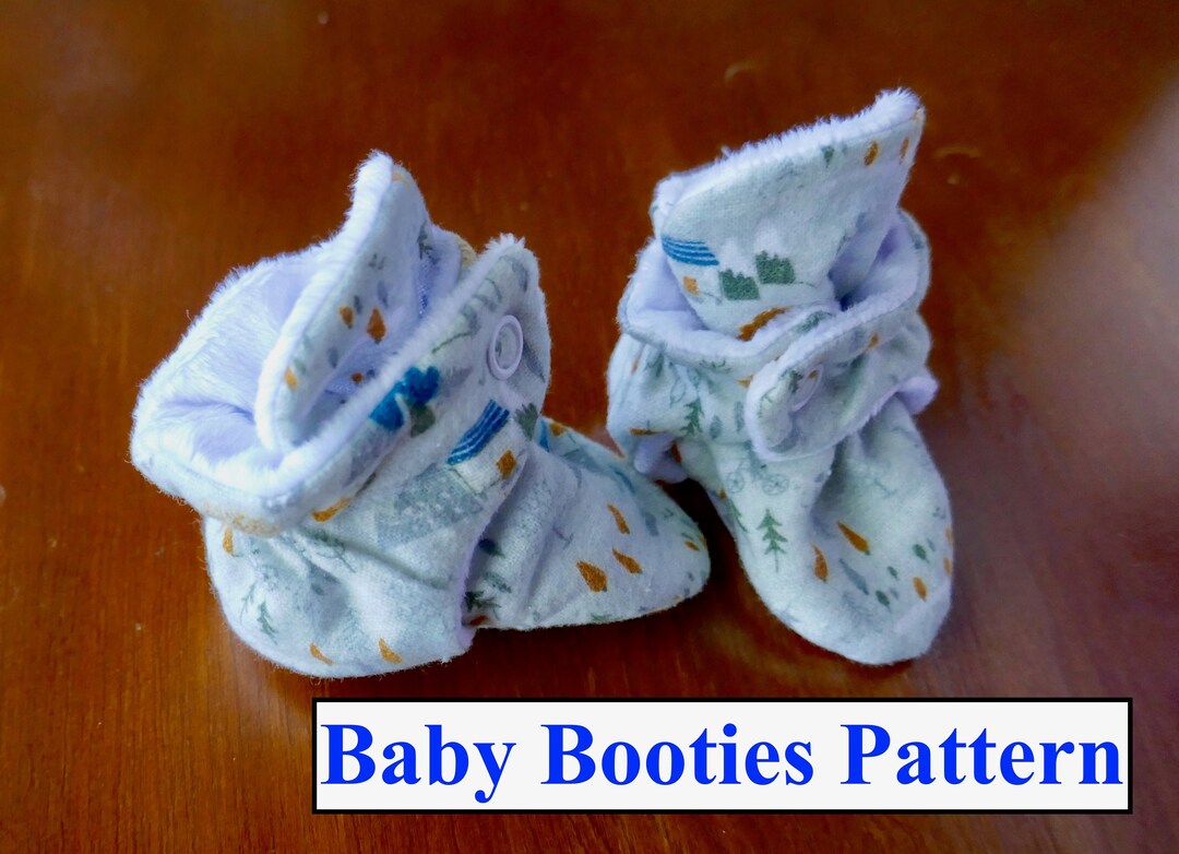 Baby Booties Sewing Pattern (PDF Download) - Etsy