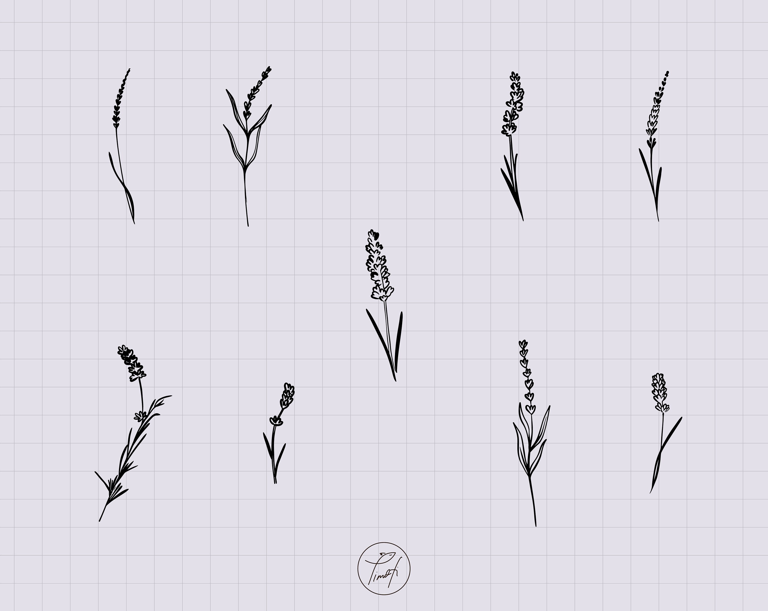 Lavender Line Art Garden Svg, Face Single Line Art, Woman One Line ...