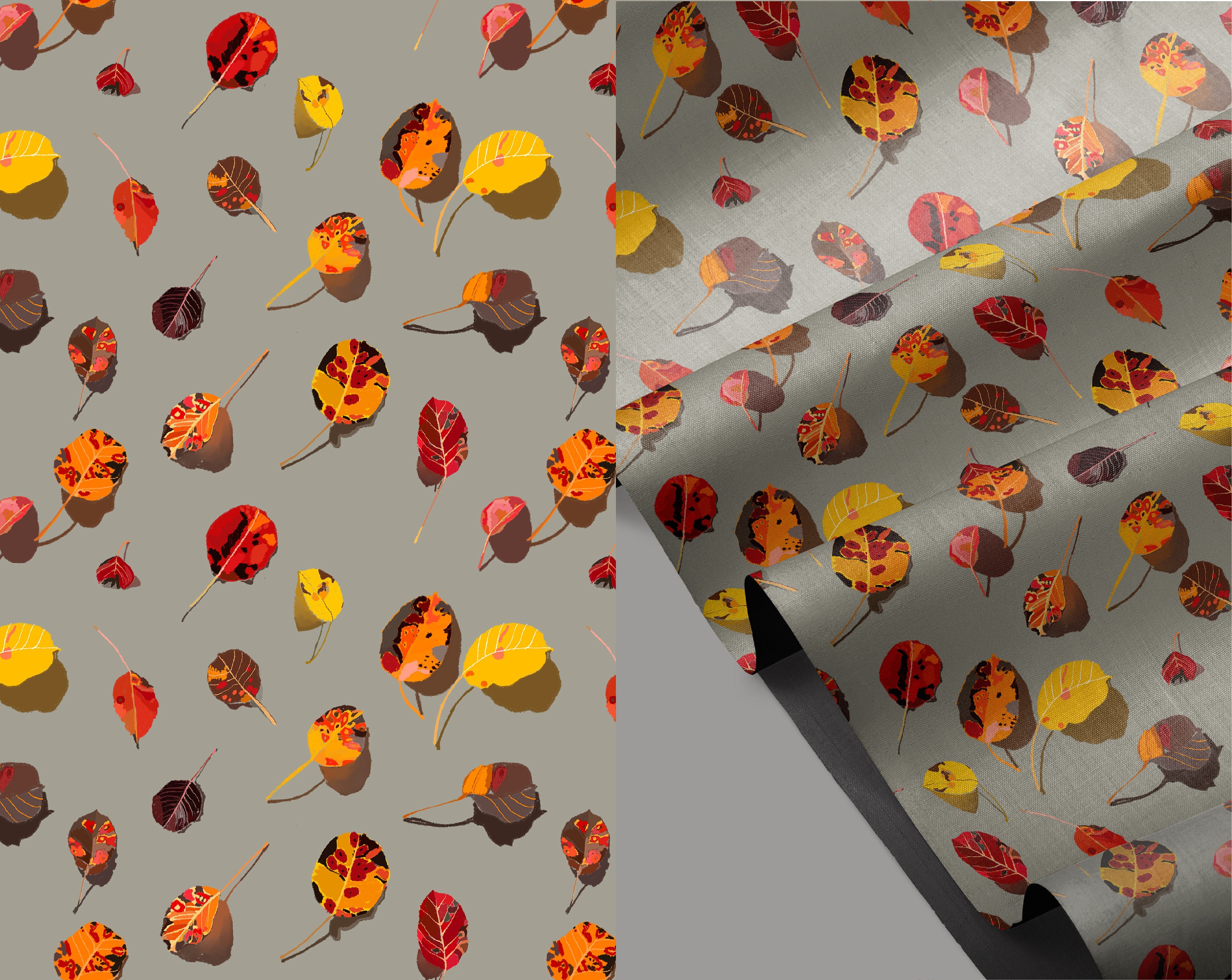 Autumn Digital Paper, Fall Digital Paper Pack for Autumn Fashion Girl ...