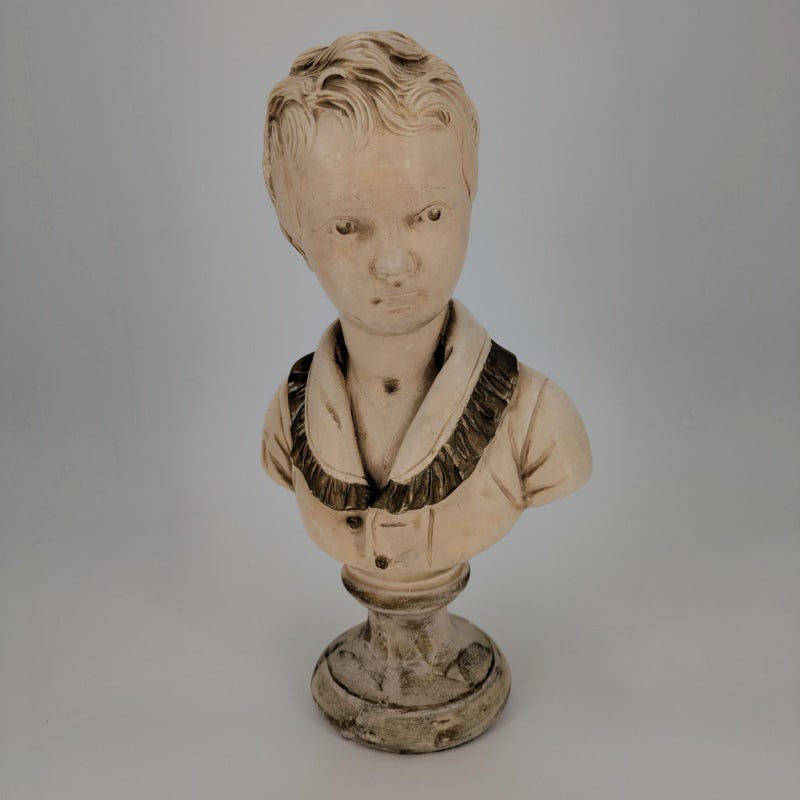 Chalkware Bust - Etsy