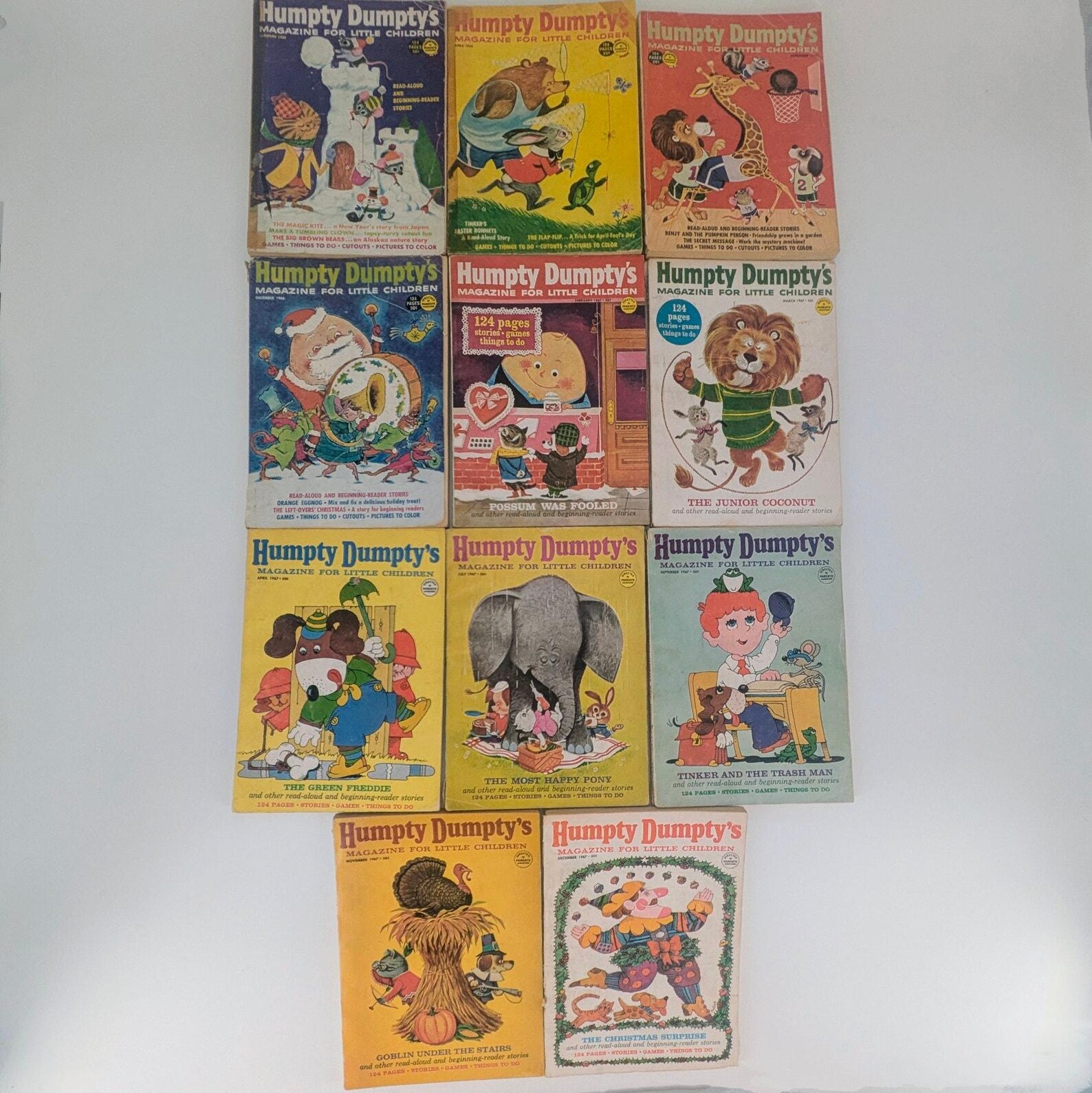 1960s Childrens Magazines VTG Stories Games Retro Art Advertising ...