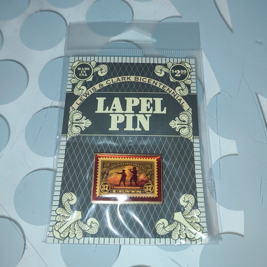 Lewis & Clark Bicentennial Lapel Pin 1804-2004 USPS Postage Stamp New ...