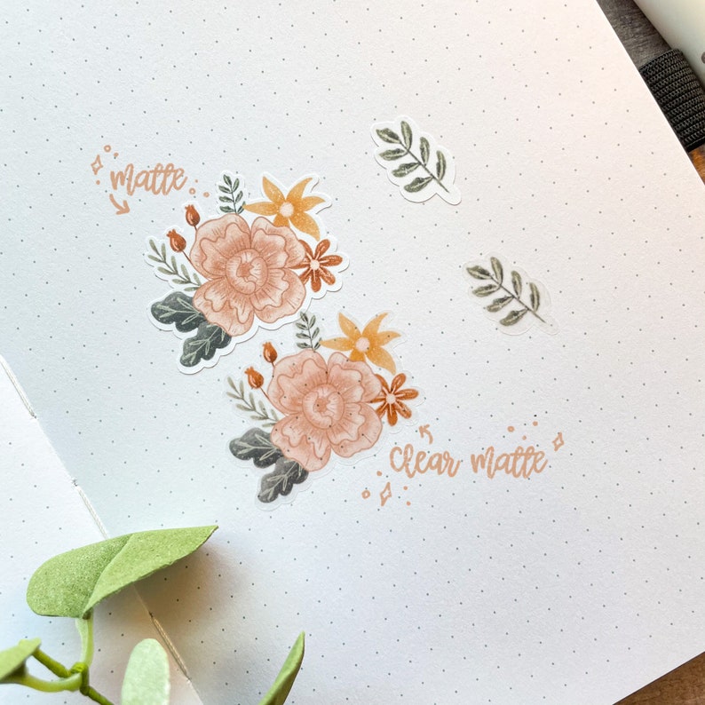 Celestial Blush Sticker Sheet Bujo Stickers Planner | Etsy