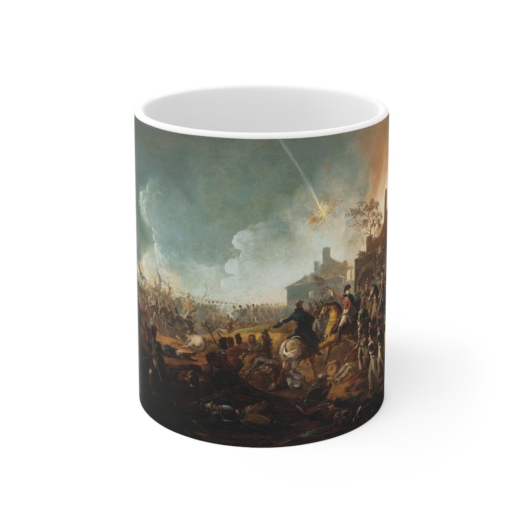 Battle of Waterloo Coffee Cup, Historial Painting Tea Mug, Art - Etsy UK
