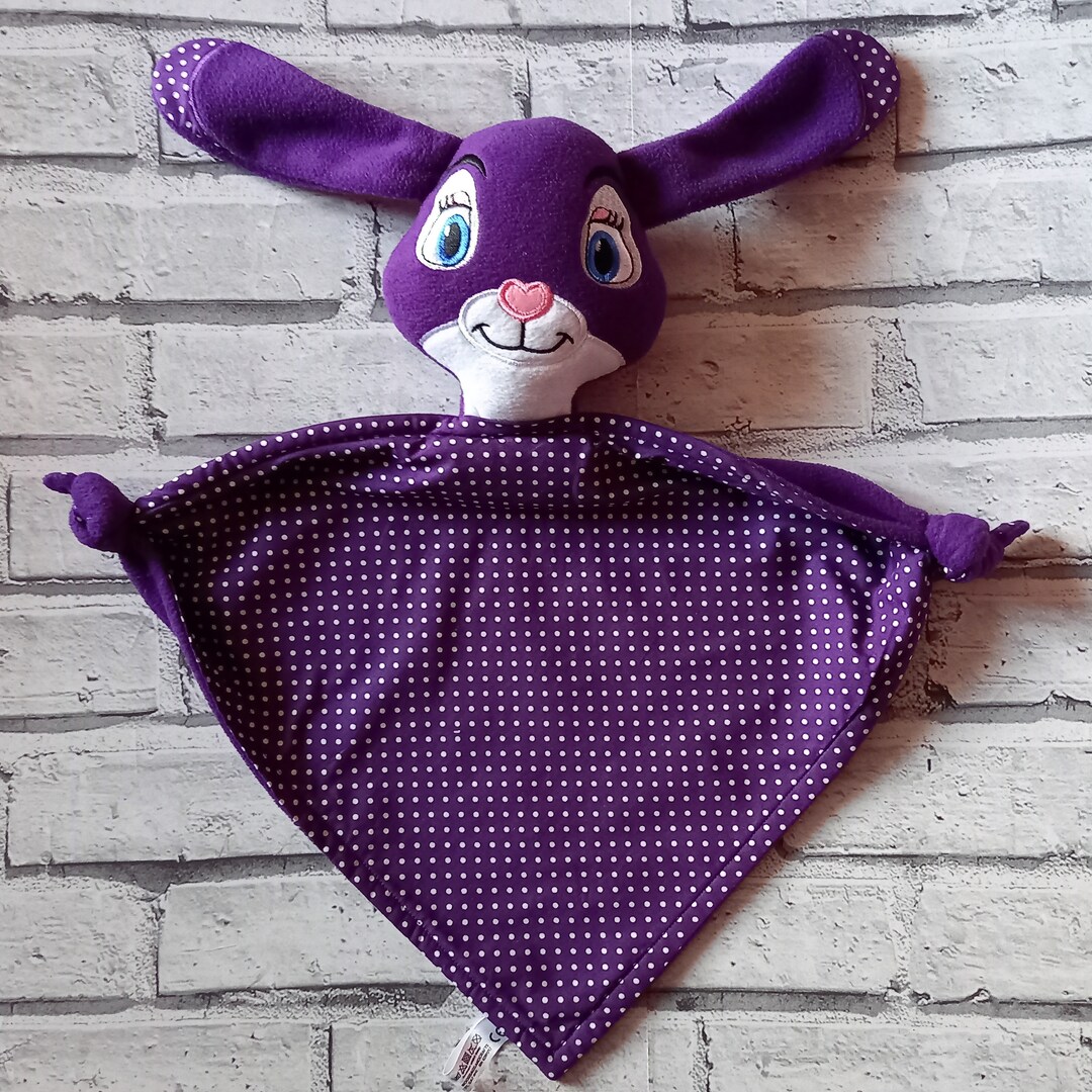 Bunny Comforter, Rabbit Cuddle Blanket, Baby Comforter, Bunny Blanket ...