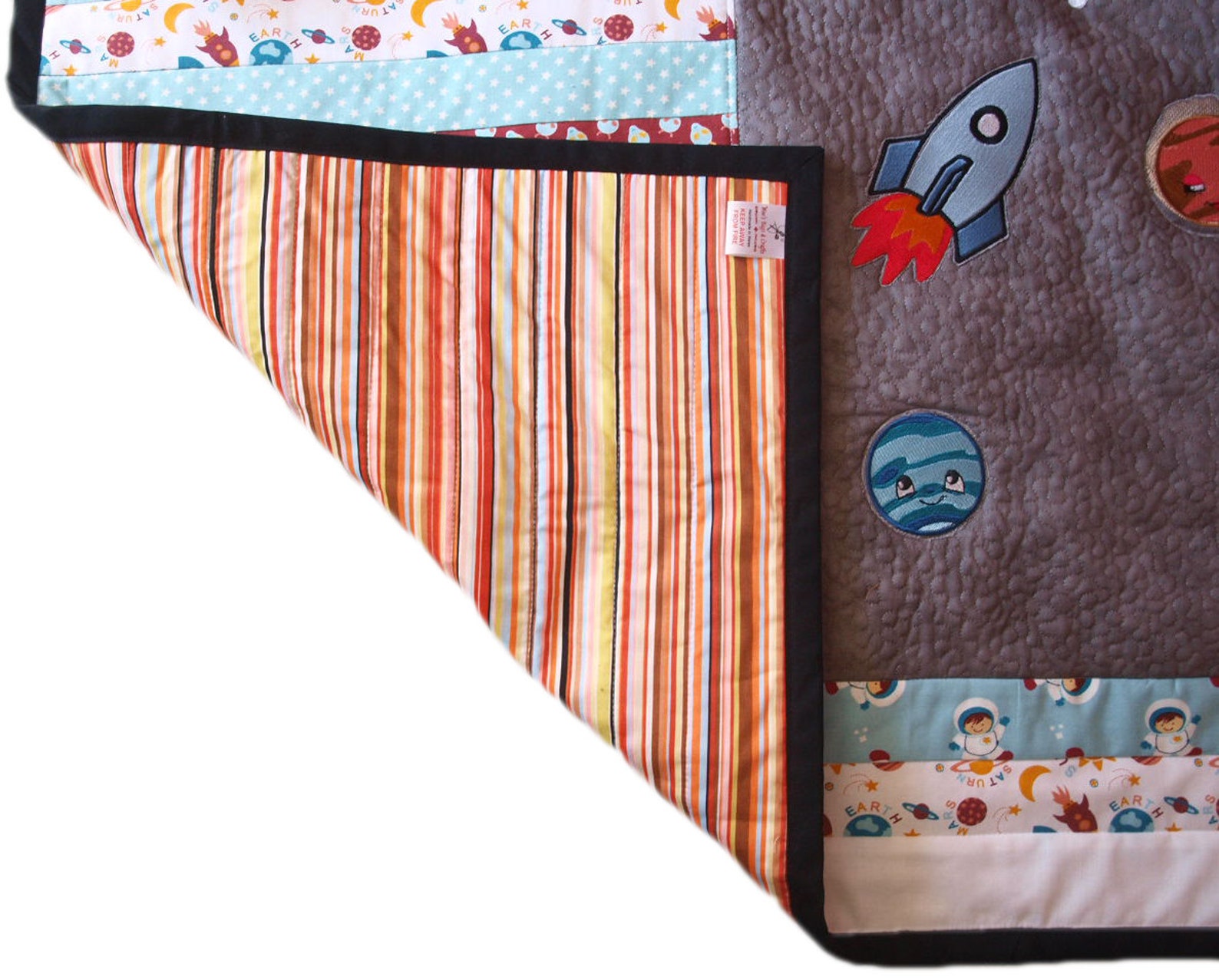 Space Quilt Alien Quilt Planet Quilt Boy's Quilt - Etsy