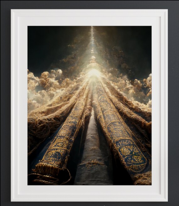 Digital File to Print the Painting of the Heavenly Scrolls of - Etsy