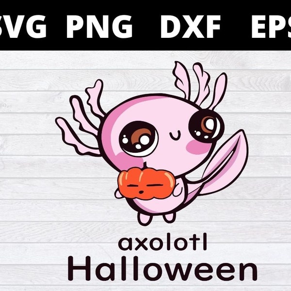 Axolotl Halloween Png - Etsy