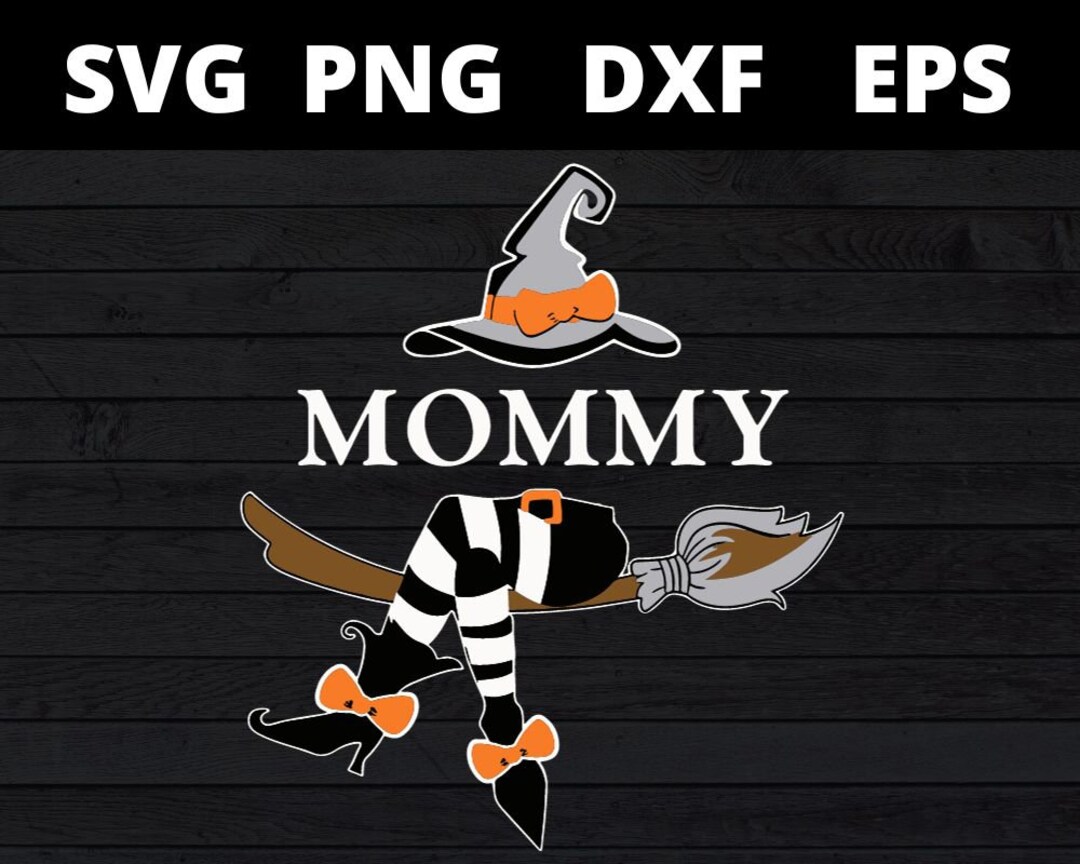 Mommy Witch Halloween Svg Files for Cricut, Mommy Halloween Svg Png - Etsy