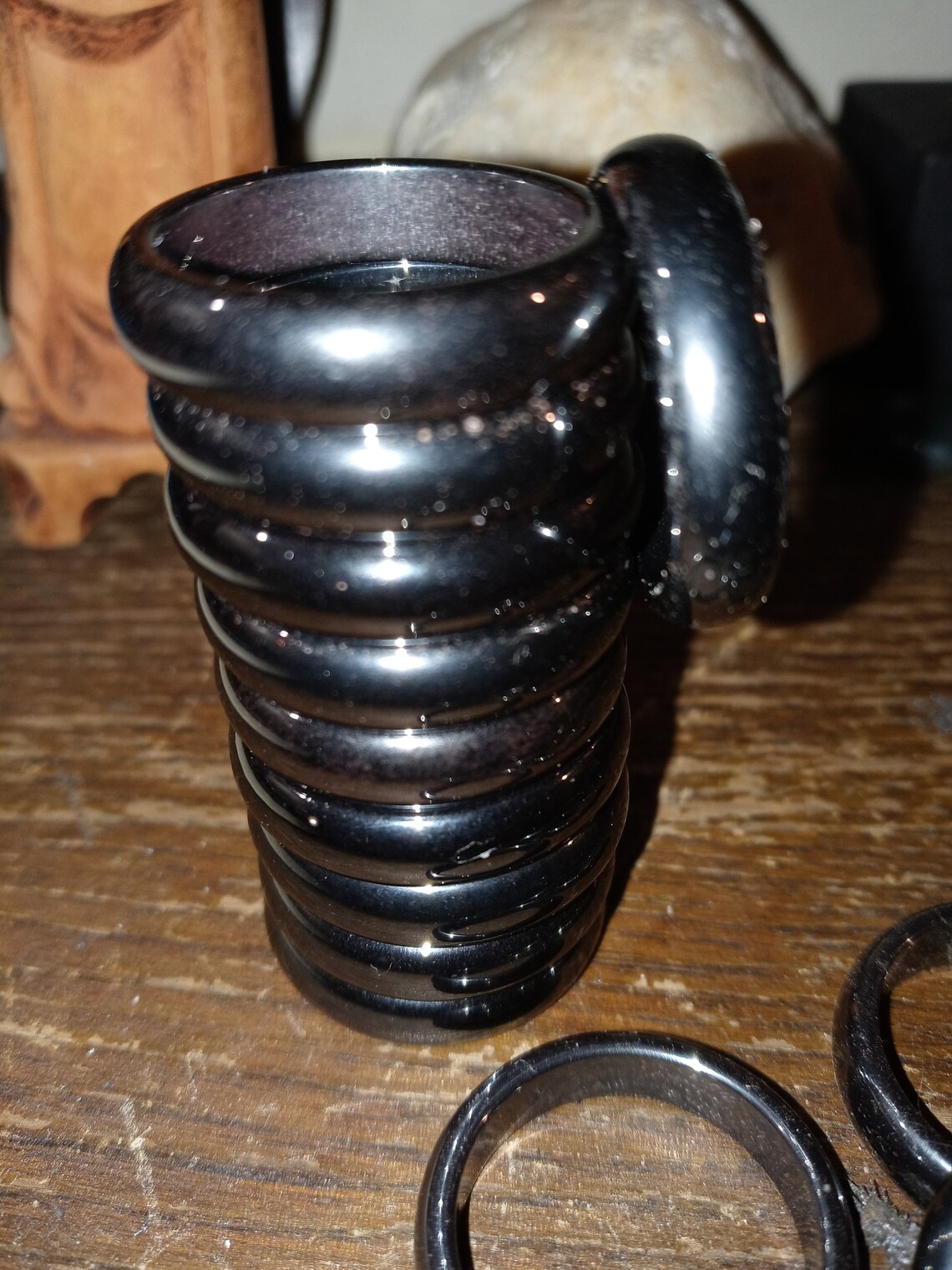 1 High Power Magnetic Hematite Lodestone Ring Are Great for | Etsy