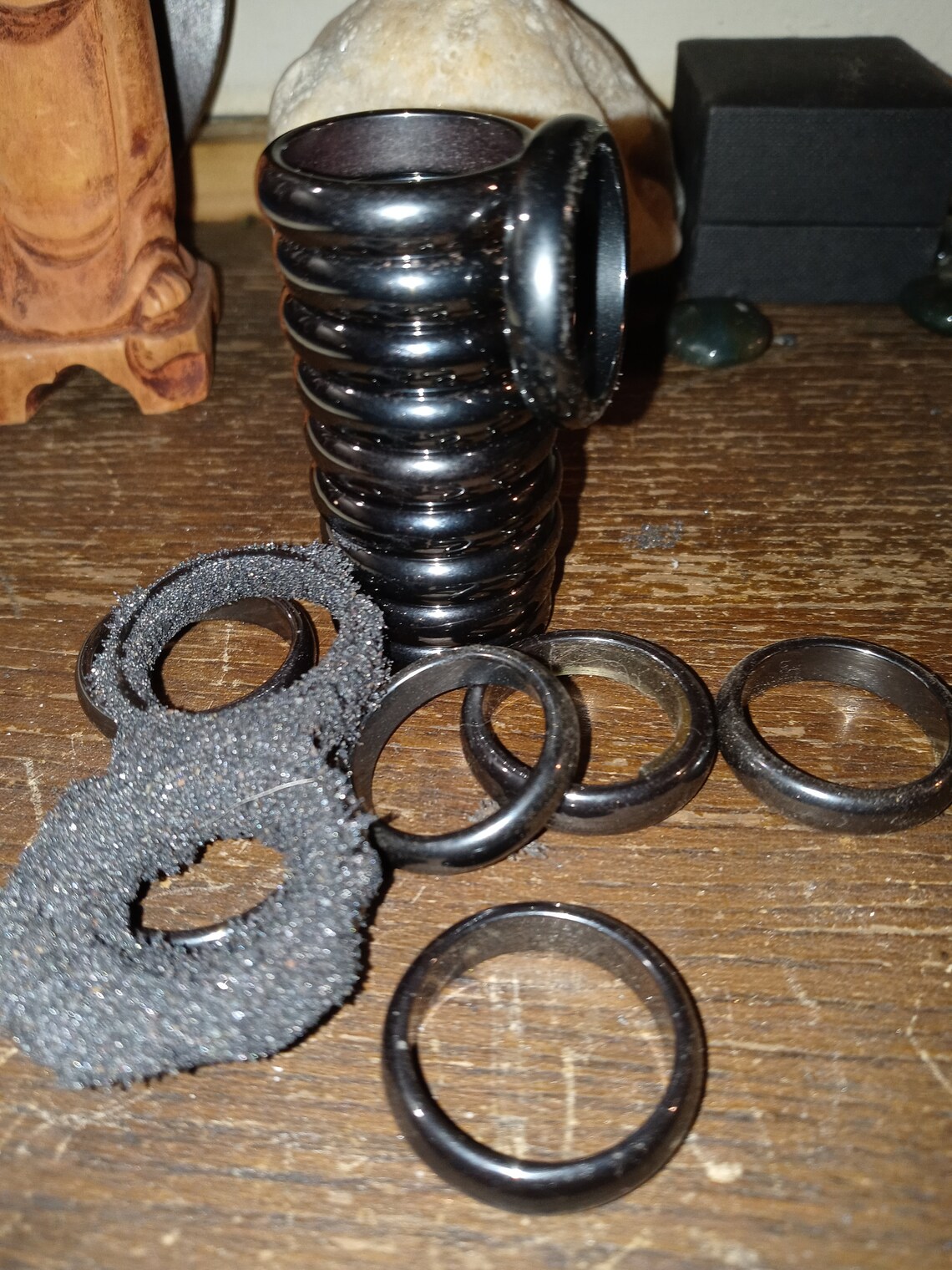 1 High Power Magnetic Hematite Lodestone Ring Are Great for | Etsy