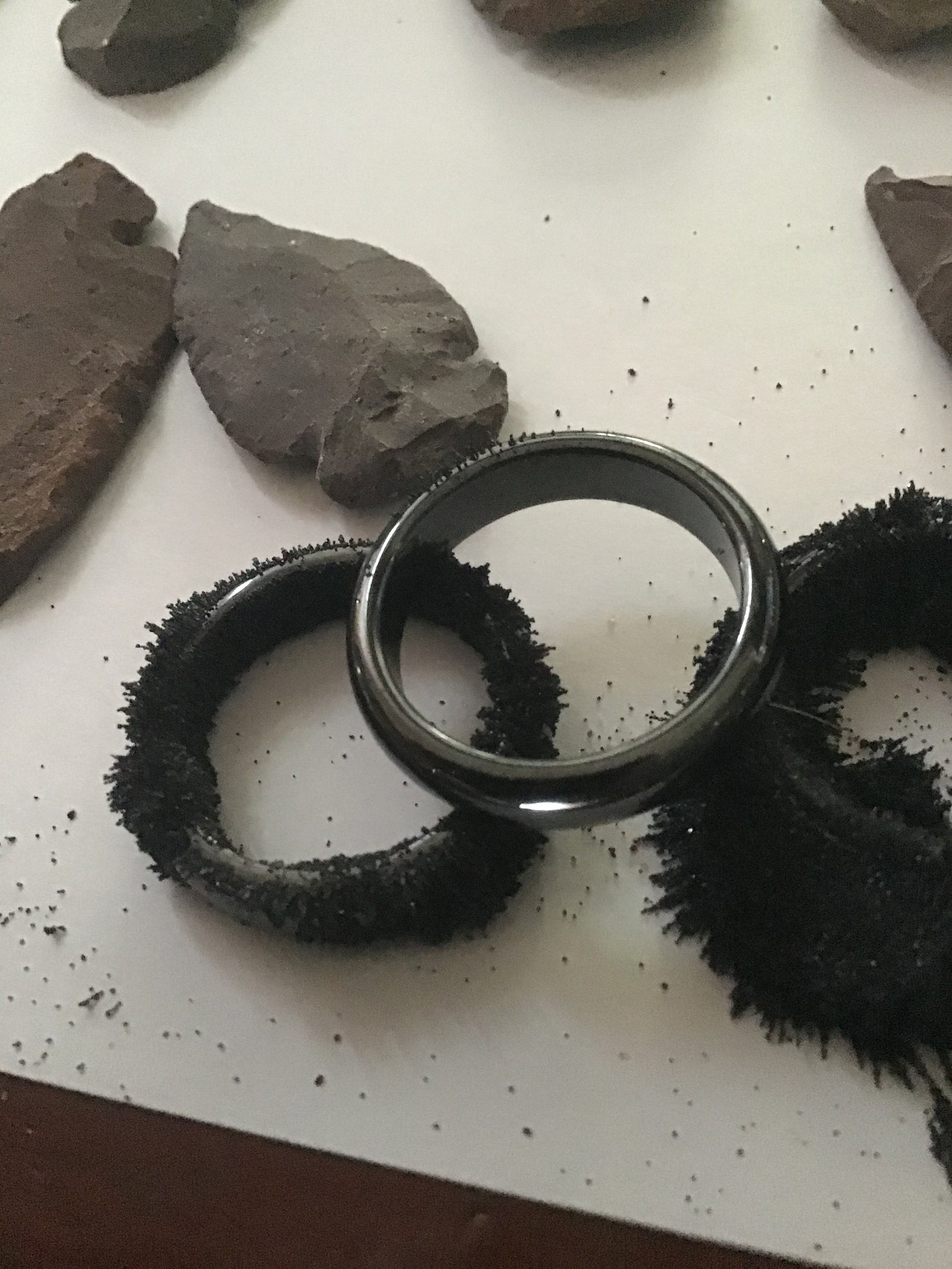 Magnetic Lodestone Magnetic Lodestone Ring 1 Solid Piece - Etsy