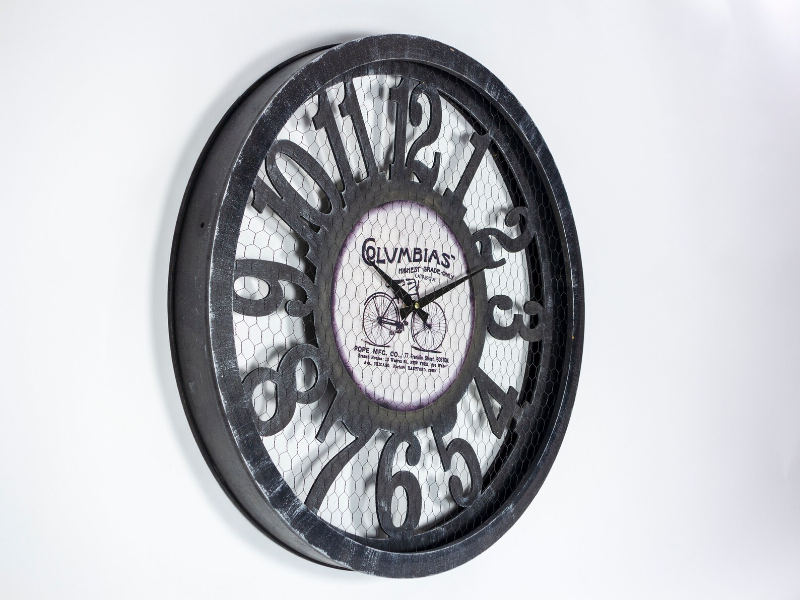 70 Cm 27.5 Large Wall Clock Rustic Wall Clock Rustic - Etsy