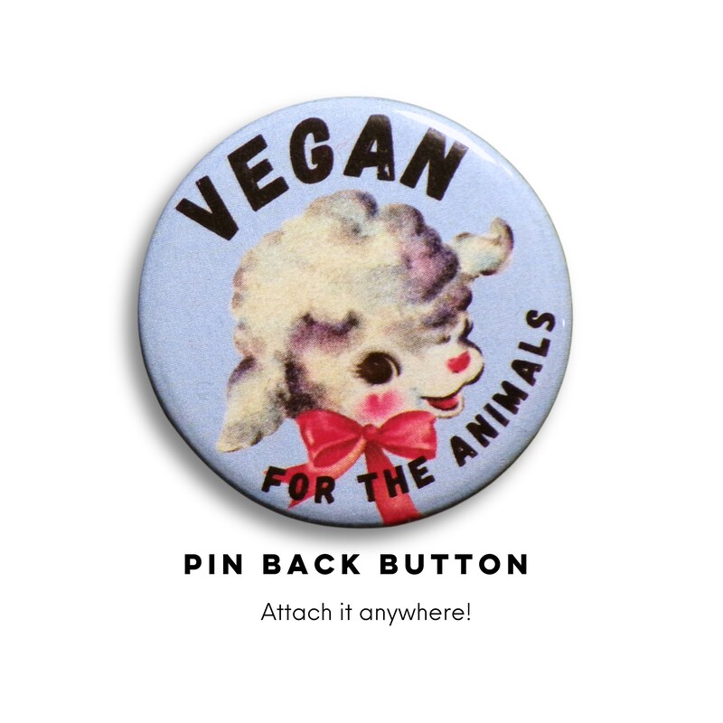 Vegan Pin - Etsy
