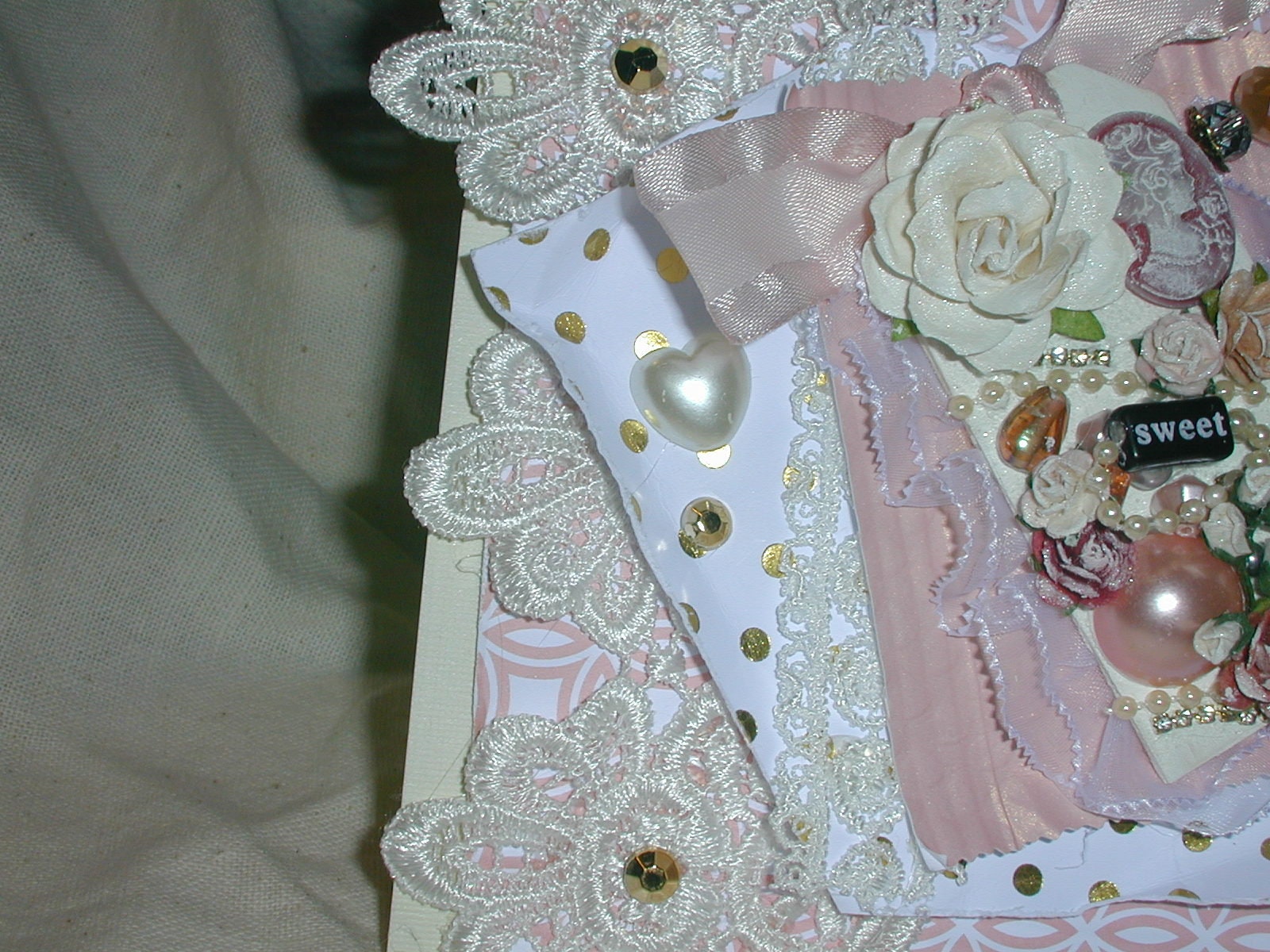 Card Hat Pin/shabby Chic All Occasion - Etsy