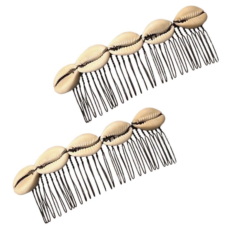 Mother Earth Cowrie Shell Combs - Etsy