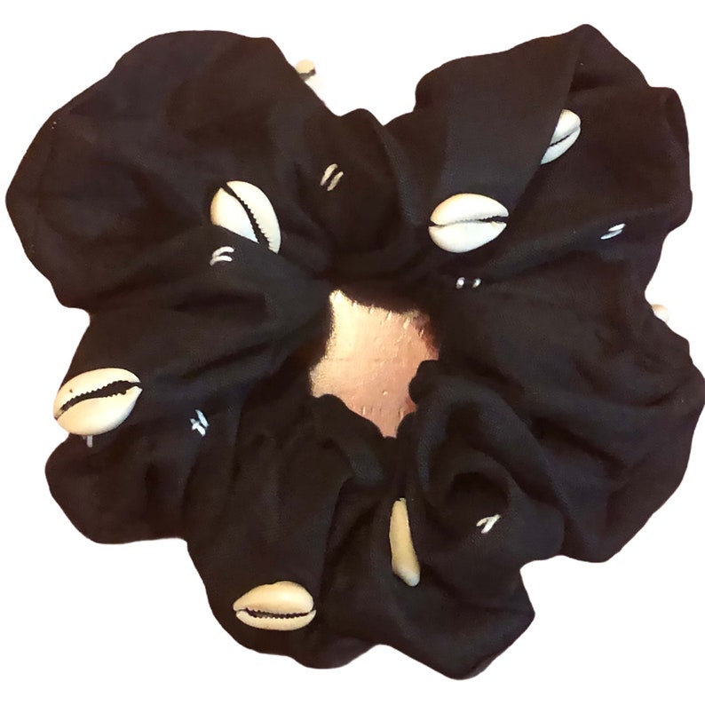 Cowrie Shell Studded Jumbo Scrunchie - Etsy