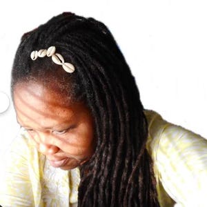 Mother Earth Cowrie Shell Hair Combs • Natural Hair Accessories • Loc ...