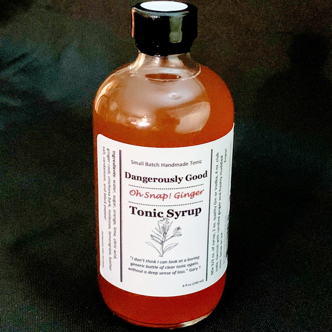 Oh Snap! Ginger Dangerously Good Tonic 240ml - Etsy
