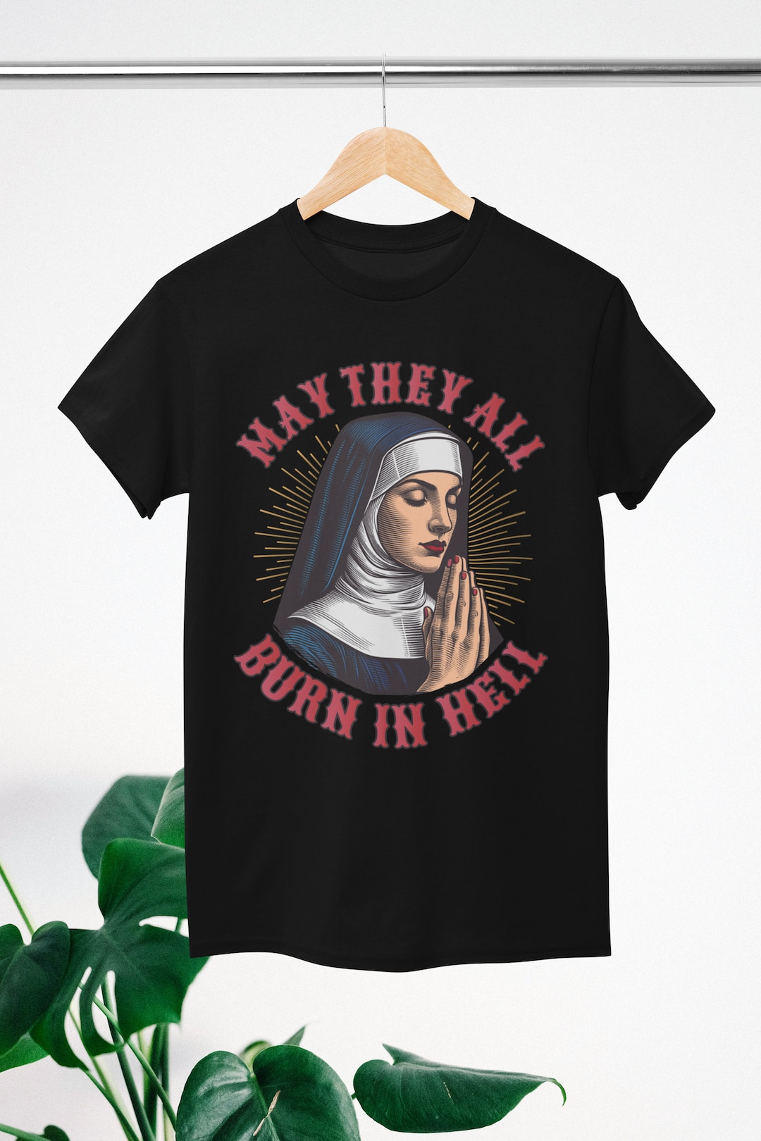 Nun Shirt, Nun Meme Shirt, Funny Nun Shirt, Tattoo Flash Art Shirt, May ...