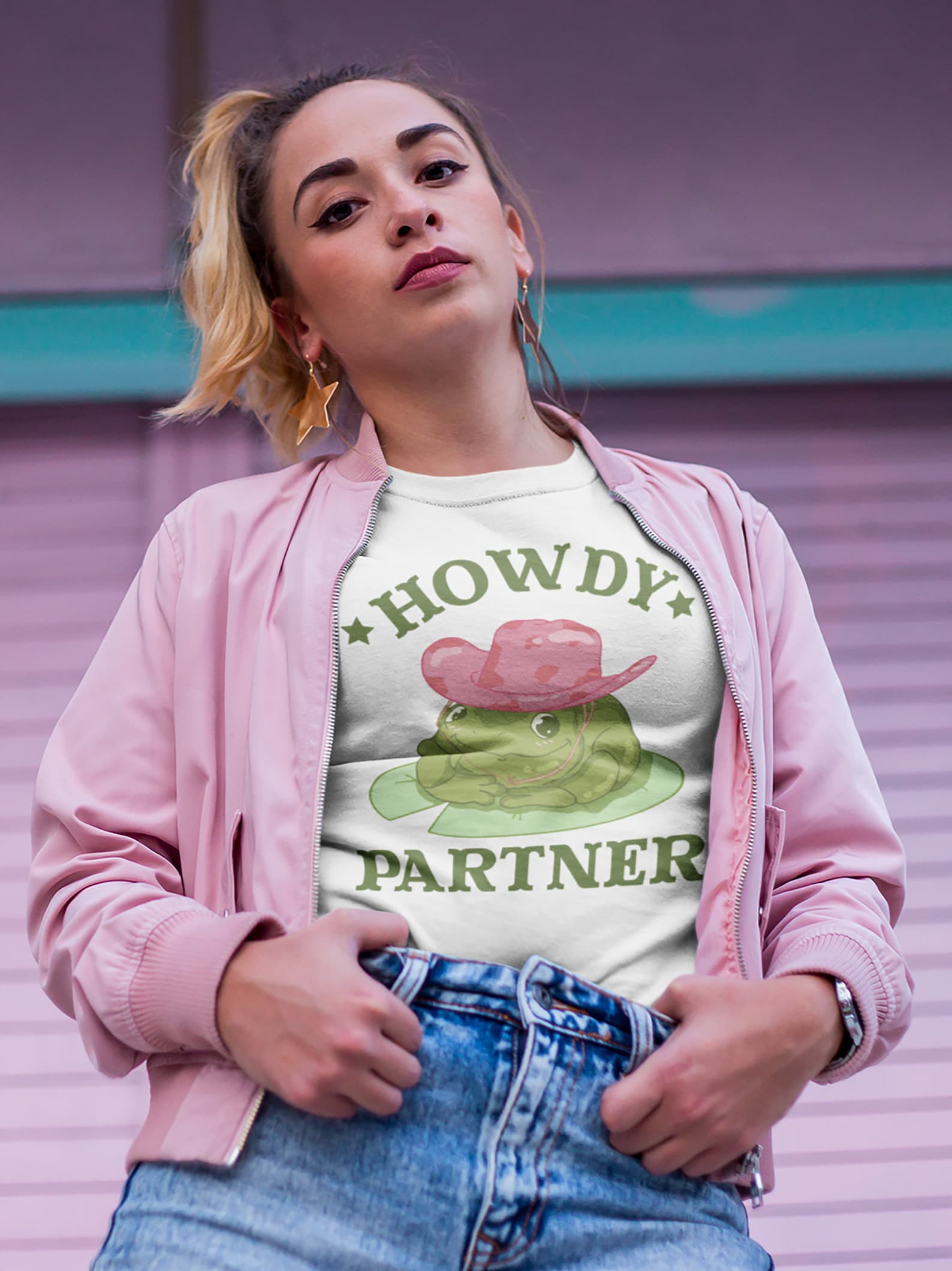 Frog Shirt, Cowboy Frog Shirt, Howdy Partner Shirt, Groovy Frog Shirt ...