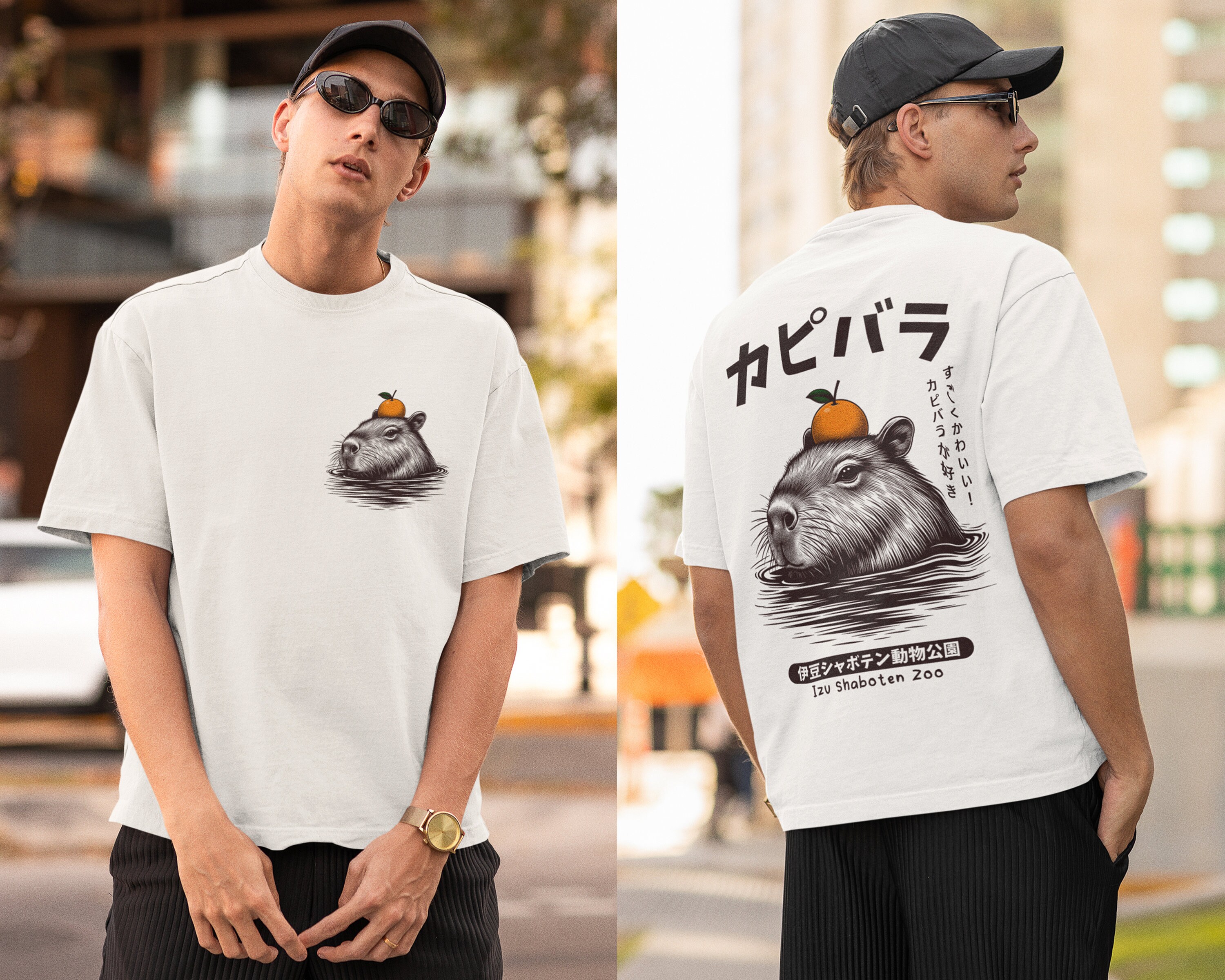 Capybara Shirt Japanese Capybara Shirt Cute Capybara - Etsy