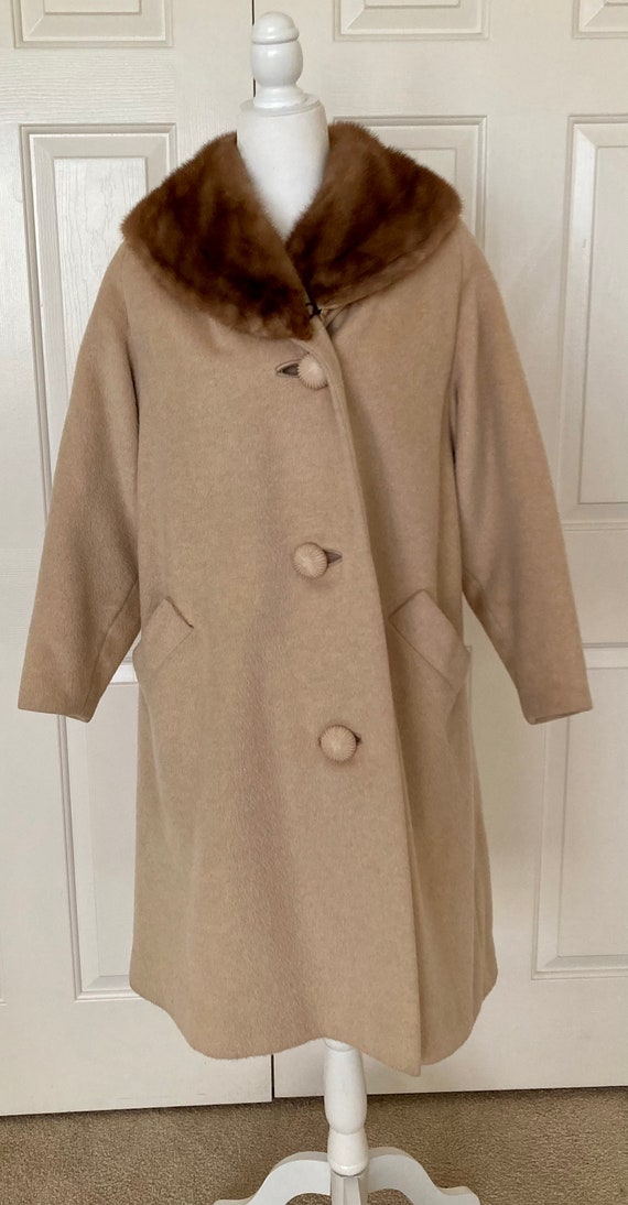 vintage swing coat 1950s - Gem