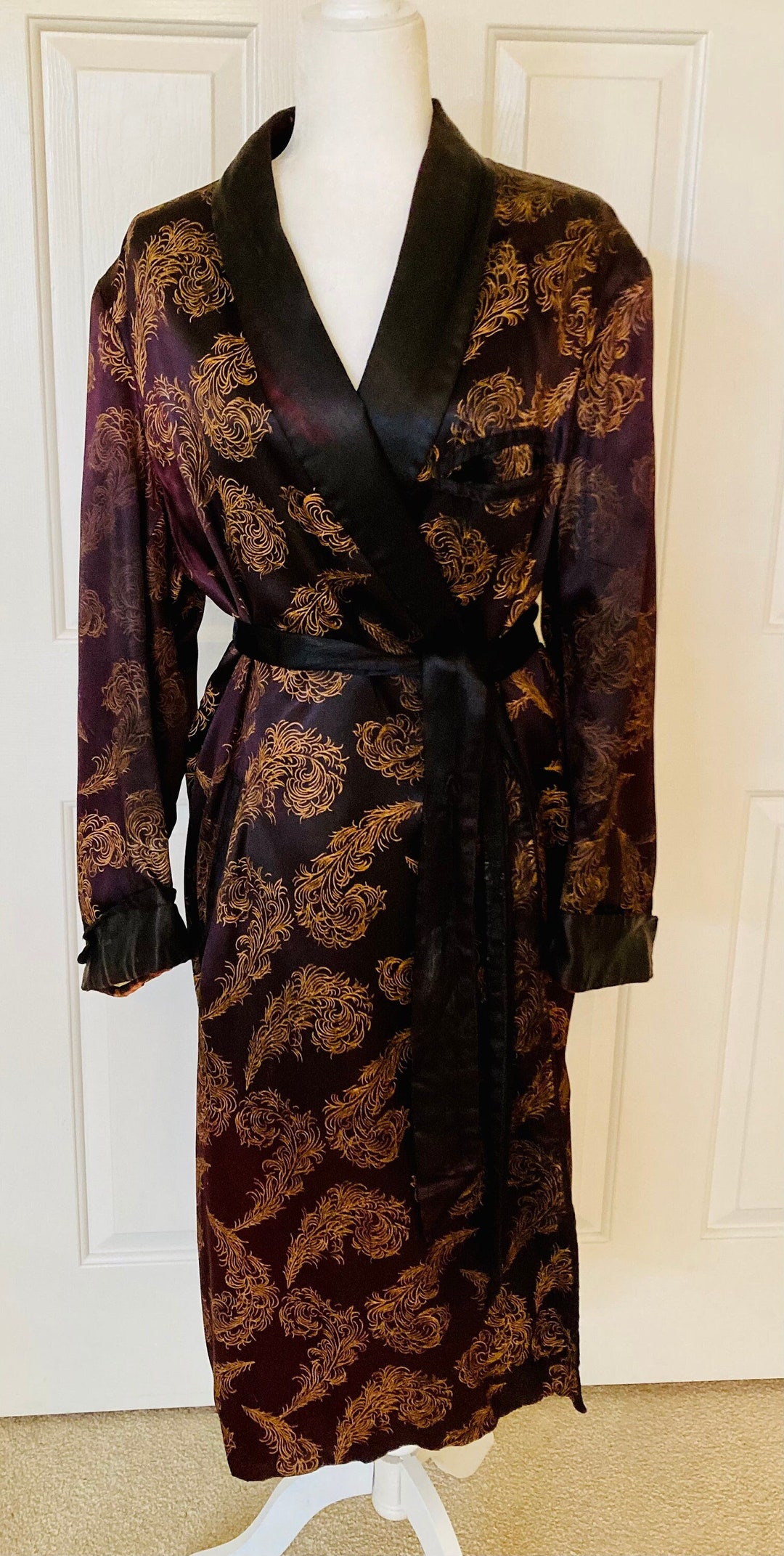 Rare Antique Silk Men’s Robe C. 1915 China - Etsy