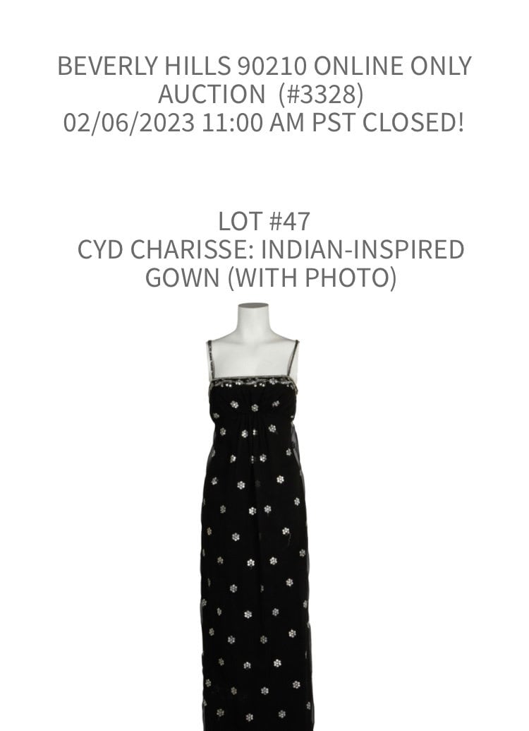 Cyd Charisse Estate Movie Star Gown - Etsy