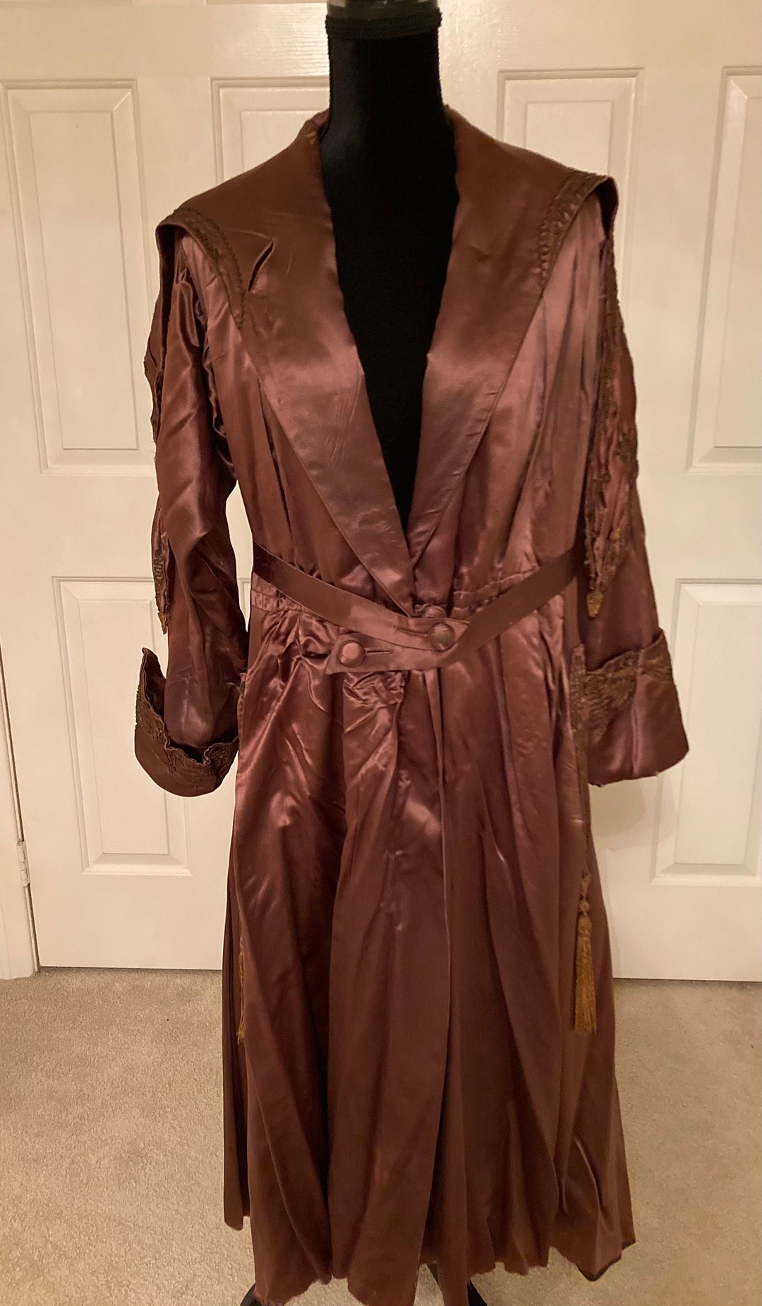 Gorgeous Victorian Men’s Robe ( Flawed ) - Etsy