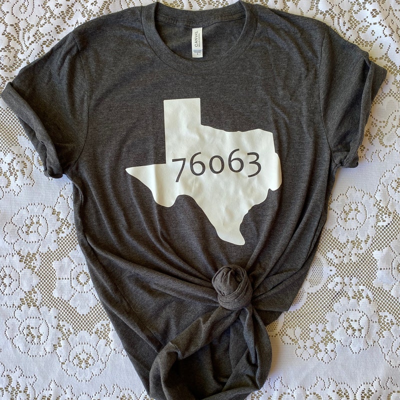 Shirts With Zip Code - Etsy