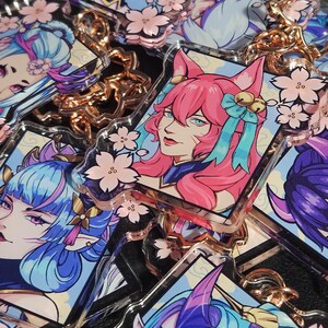 League Spirit Blossom Keychains - Etsy