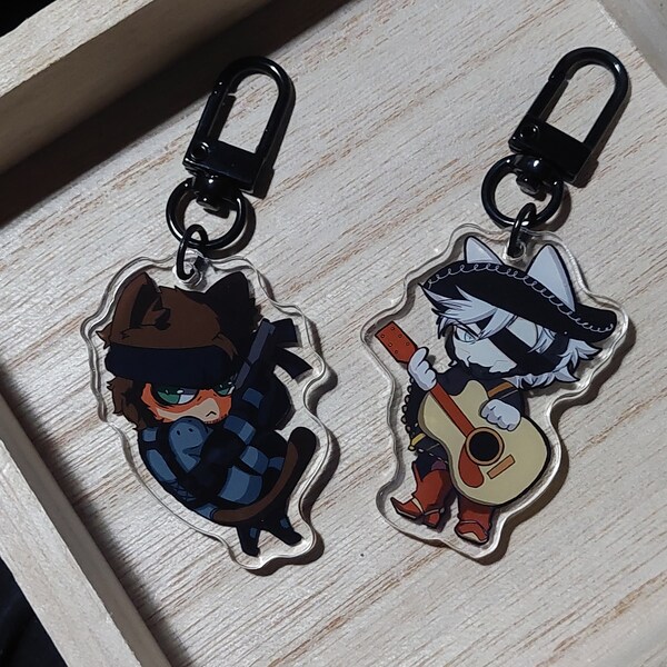 Metal Gear Keychain - Etsy