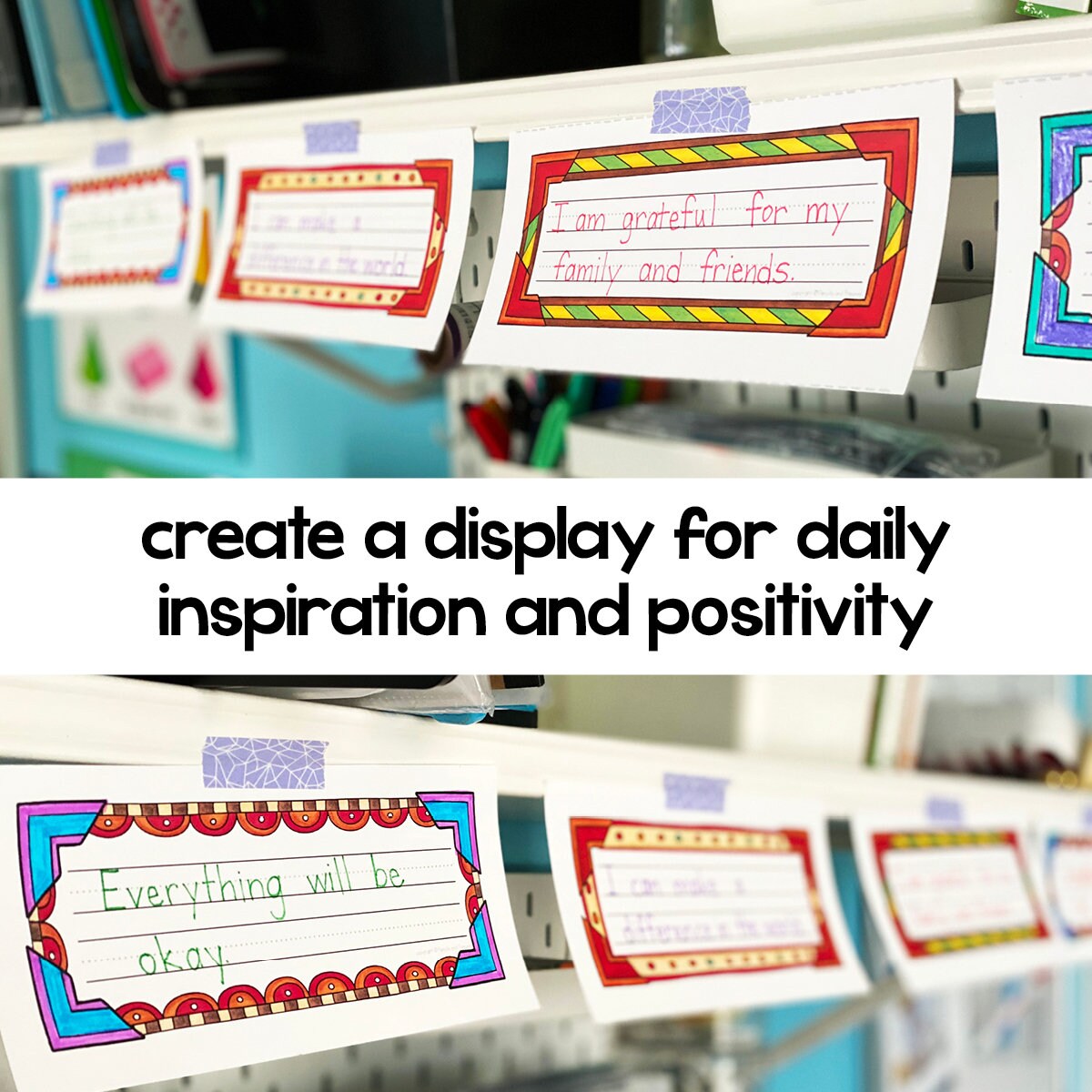 POSITIVE AFFIRMATIONS Handwriting Handwriting Without Tears® Style ...