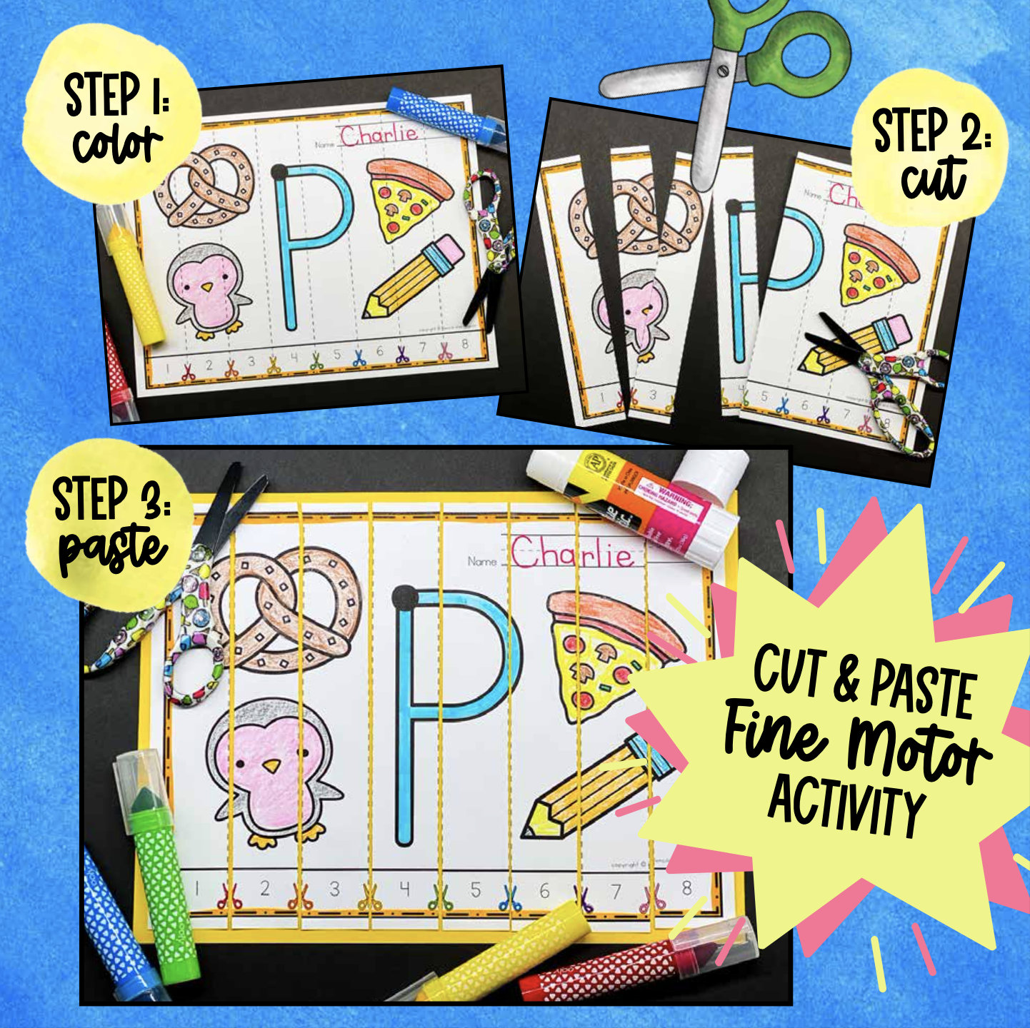 Preschool CAPITAL Letters Handwriting Without Tears® Style Daily ...