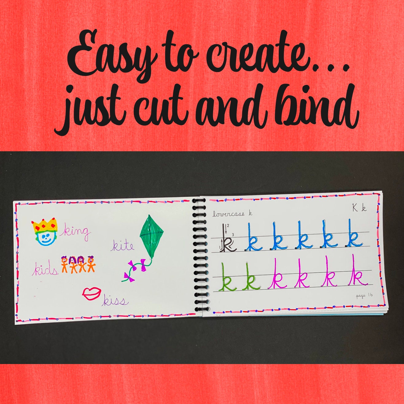 CURSIVE Handwriting Mini Book Handwriting Without Tears® Style and D ...