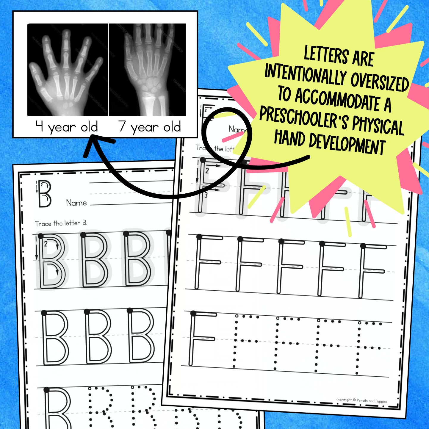 Preschool CAPITAL Letters Handwriting Without Tears® Style Daily ...