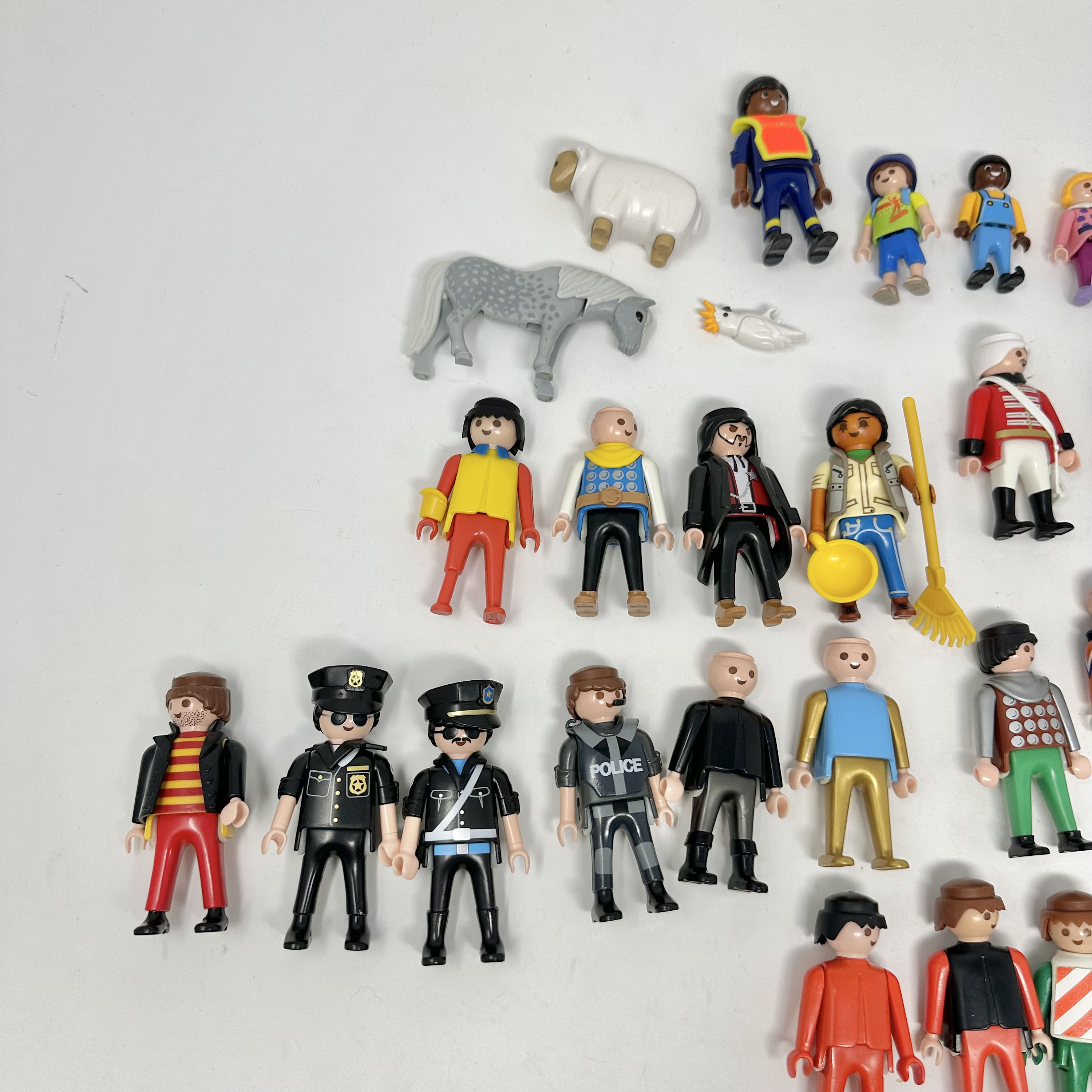 Vintage Geobra Playmobil Figure Lot W Animals 25 Figs - Etsy